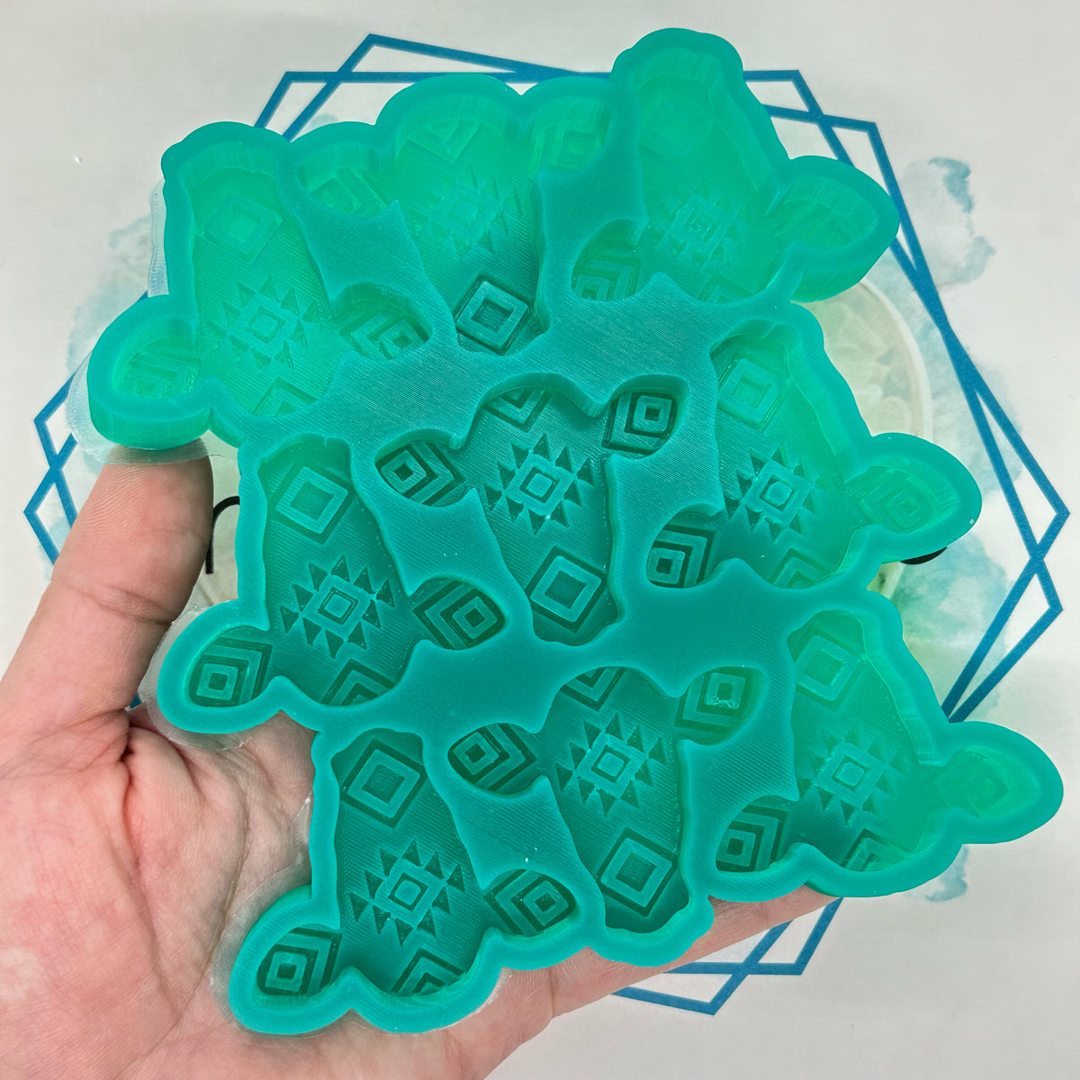 Aztec Cow Wax Mold – The Freshie Junkie, LLC