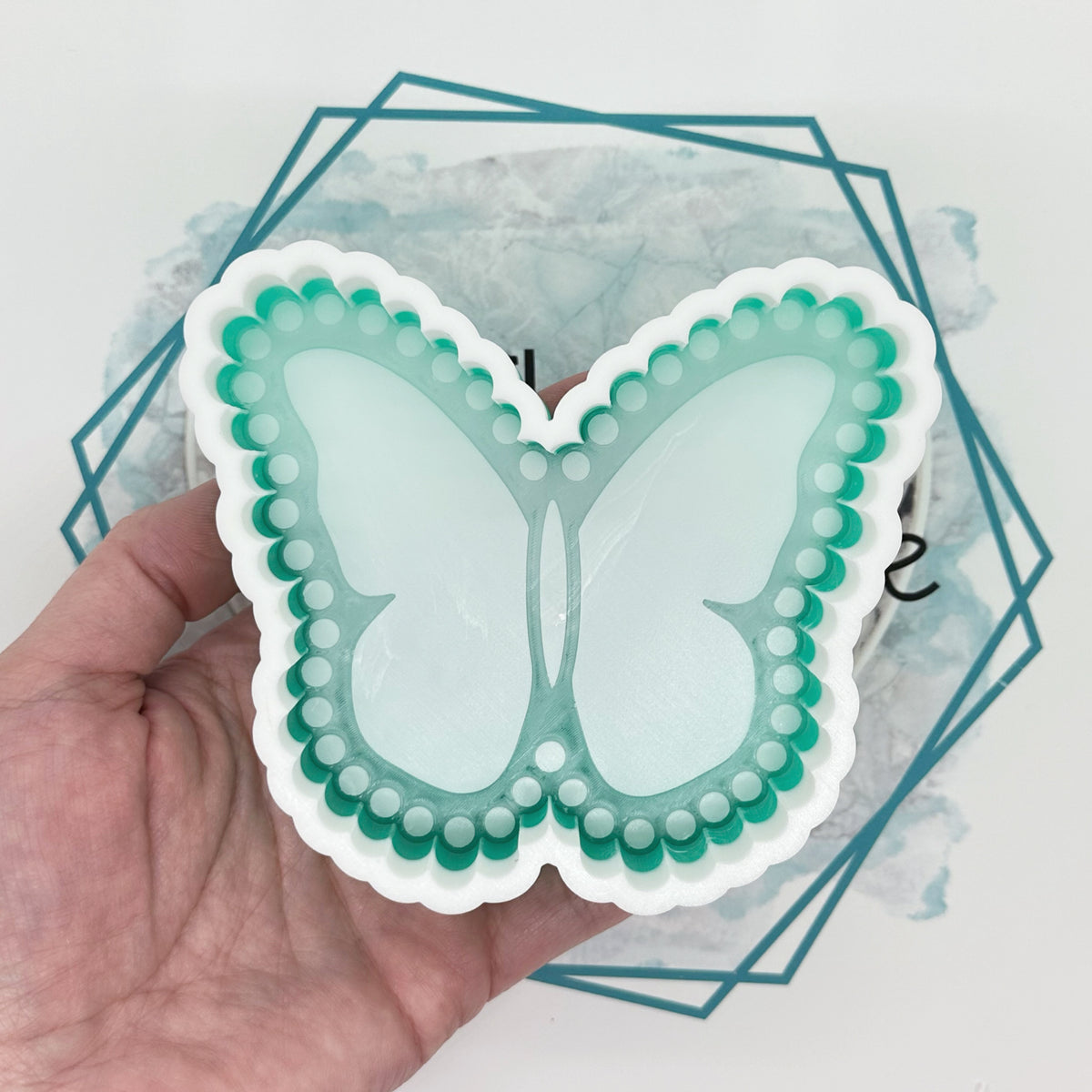 Turquoise Butterfly Freshie Mold – The Freshie Junkie, LLC