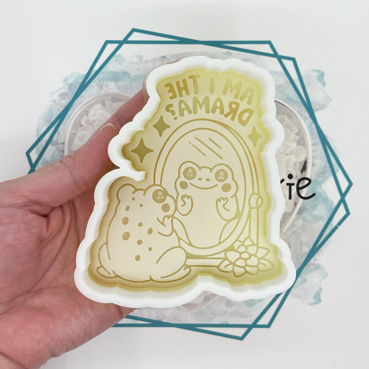 Am I the Drama (Frog) Freshie Mold – The Freshie Junkie, LLC