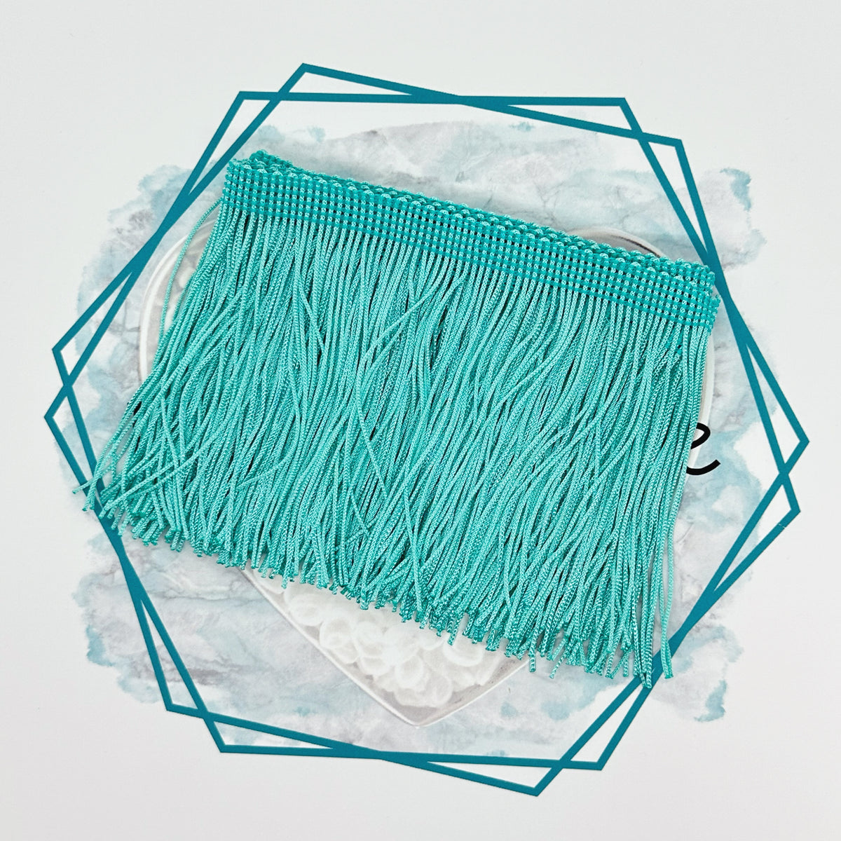 Teal Fringe (4”) – The Freshie Junkie, LLC