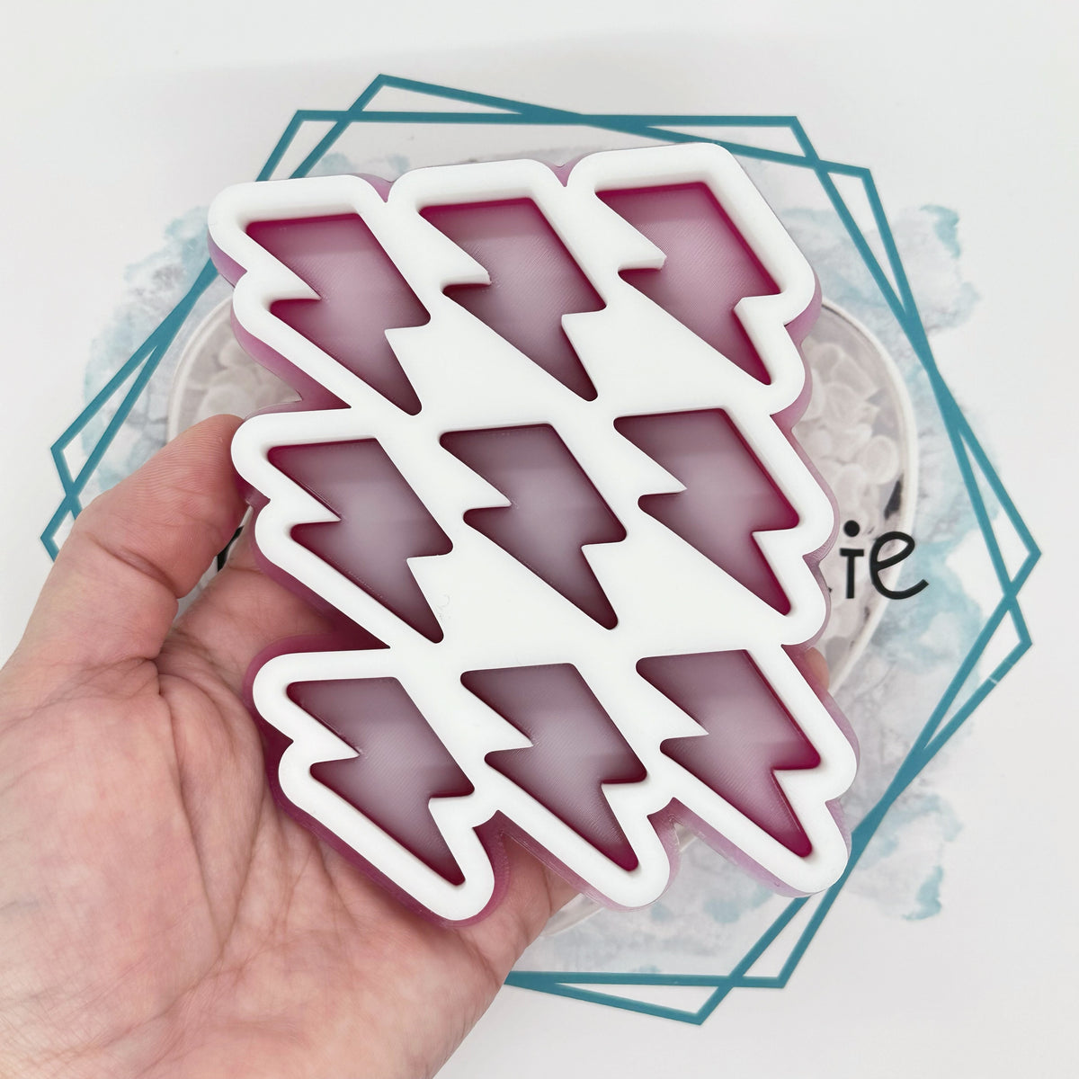 Lightning Bolt Wax Mold – The Freshie Junkie, LLC