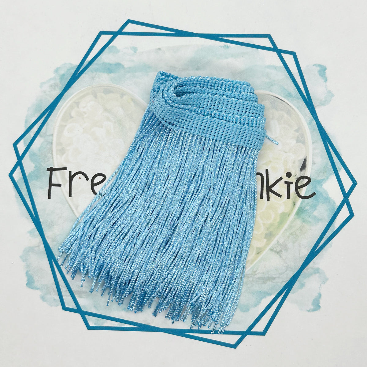 Light Blue Fringe – The Freshie Junkie, LLC