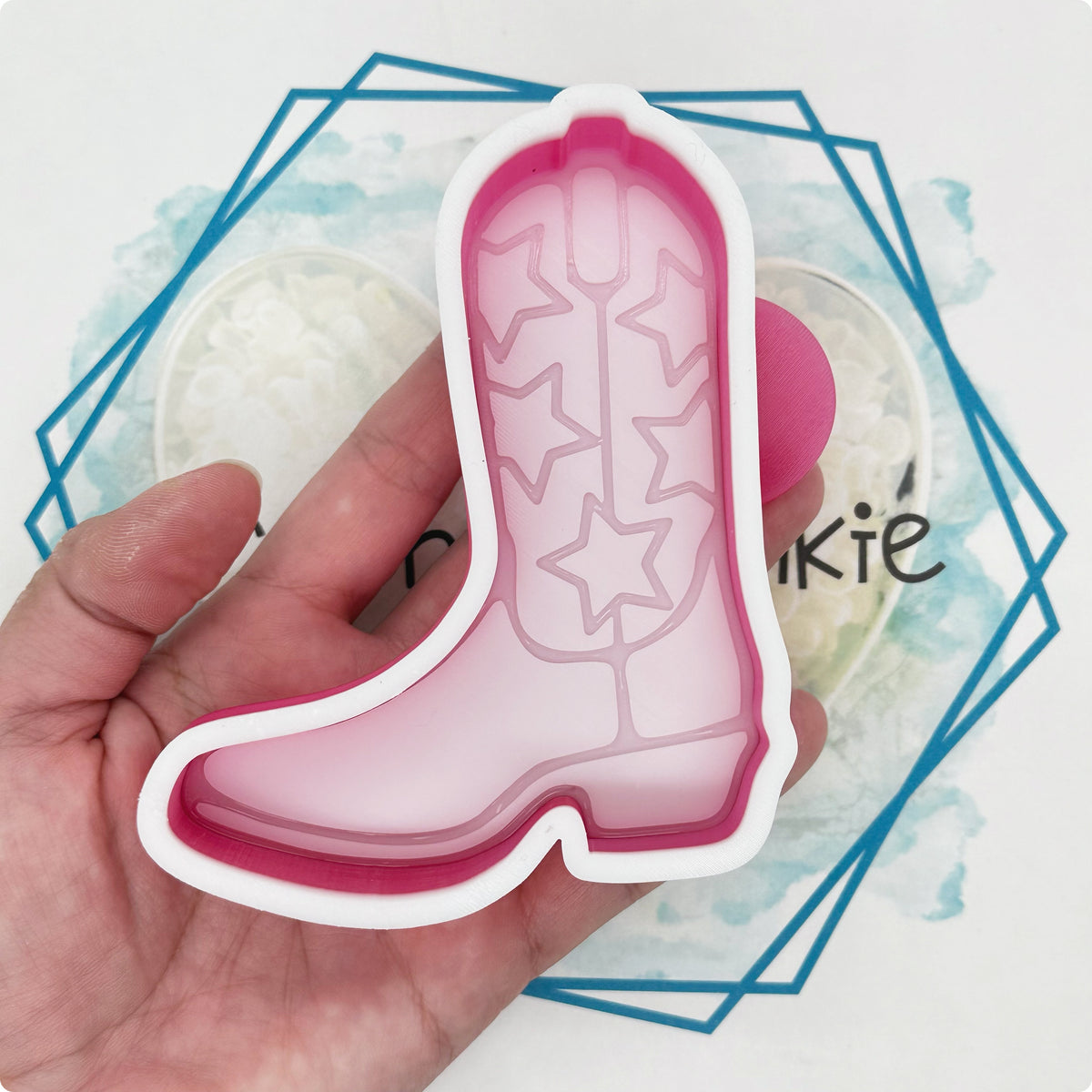 Cowboy Boot with Stars Freshie Mold – The Freshie Junkie, LLC