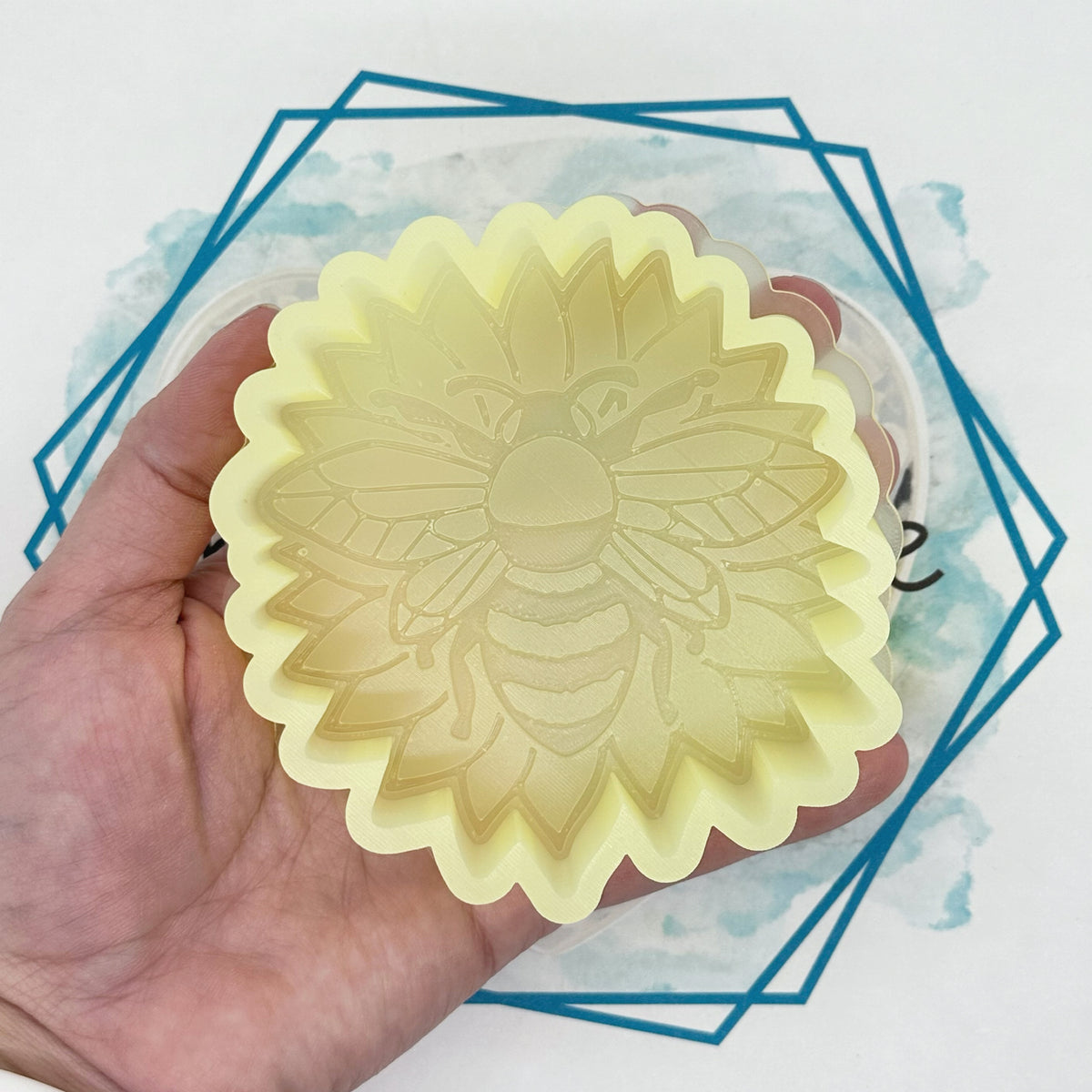 *NEW RELEASE* Sunflower & Bee Freshie Mold – The Freshie Junkie, LLC