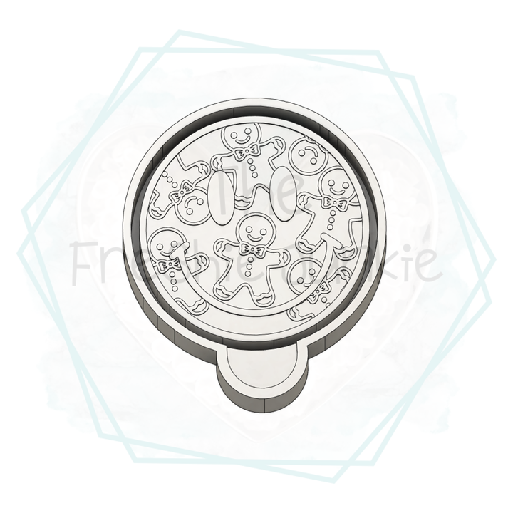 Gingerbread Smiley Face Freshie Mold – The Freshie Junkie, LLC