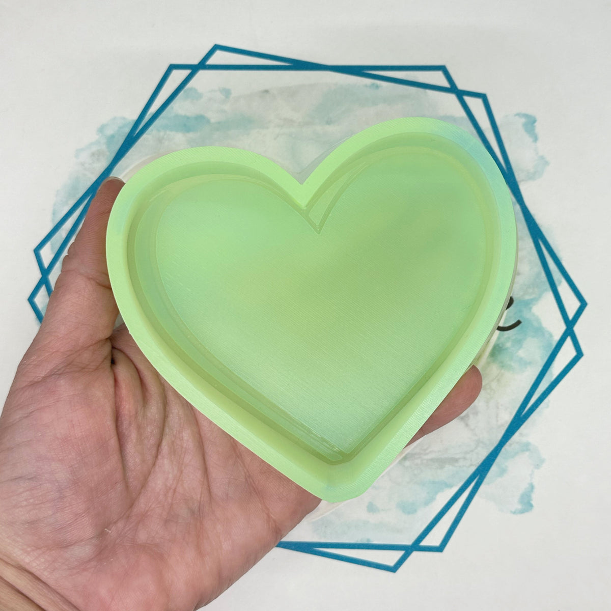 Plain Conversation Heart Freshie Mold – The Freshie Junkie, LLC